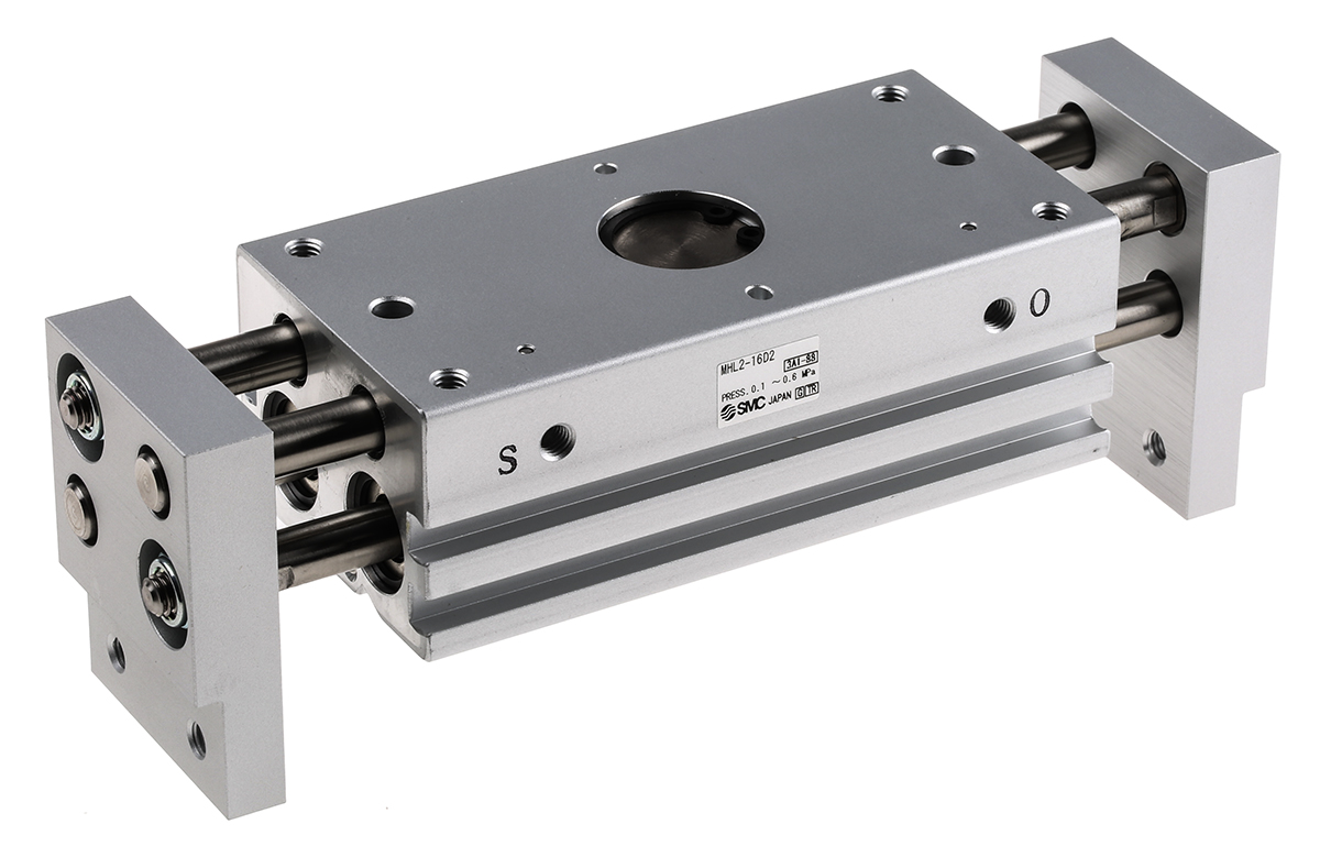 MHL2-16D2 : SMC 2 Finger Double Action Pneumatic Gripper, MHL2-16D2, Parallel Gr